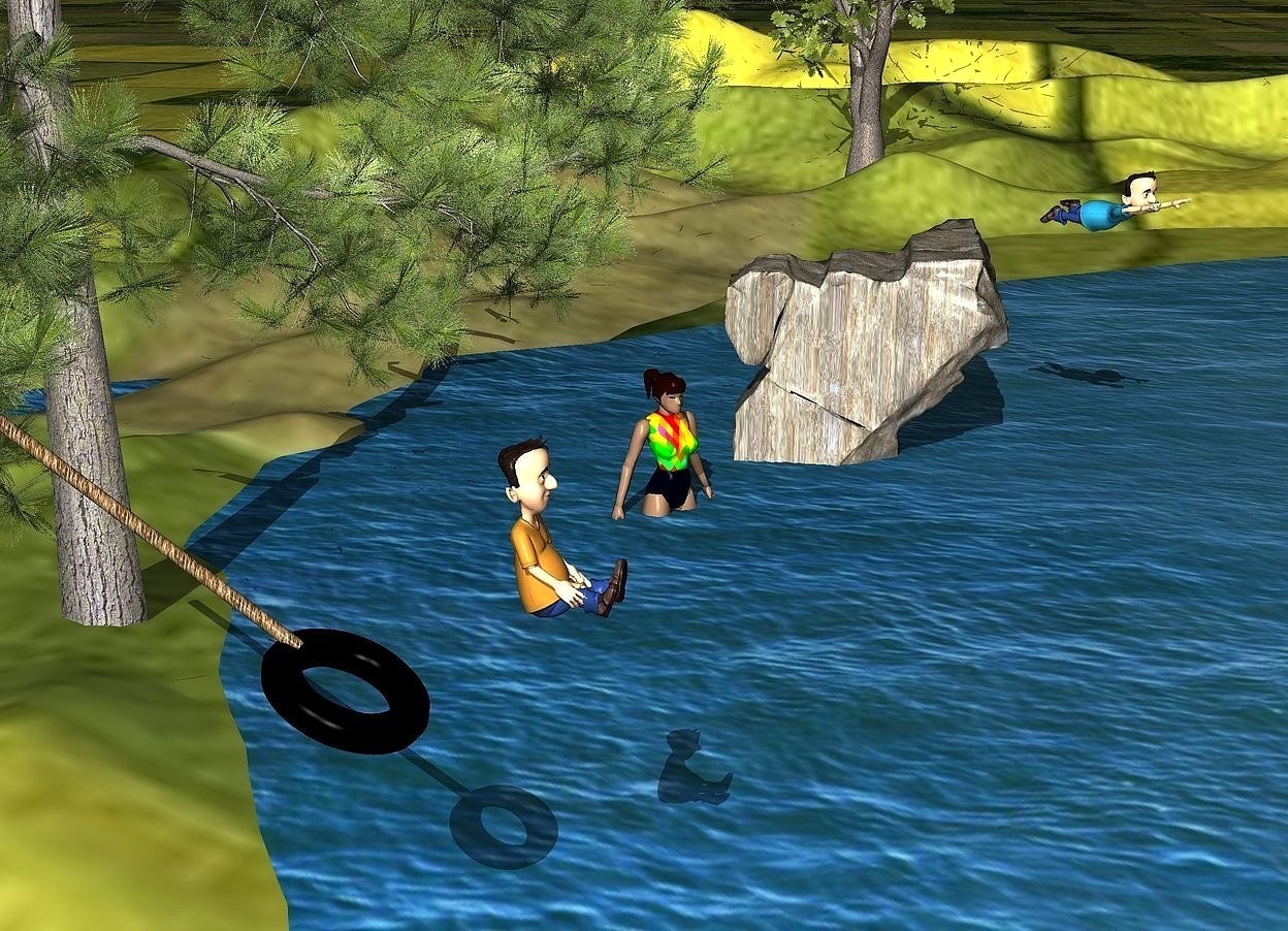 The Ole Swimming Hole By Nanook on WordsEye 